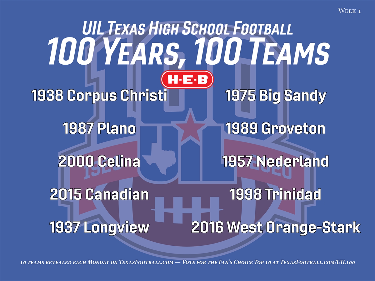 WATCH: Week 1 Reveal of the Top 100 teams, players and rivalries - UIL 100